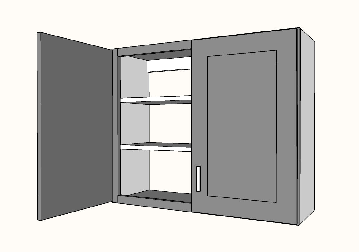 Face Frame Kitchen Wall Cabinets – Shelf Help